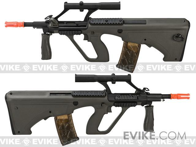 Army Armamnet AUG A1 Military Airsoft AEG Rifle w/ Integrated Scope ...
