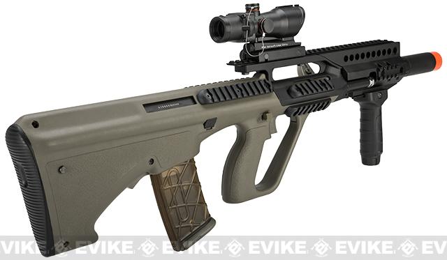 Army Armament AUG A3 Spec-Ops Carbine Length Airsoft AEG Rifle - Tan ...