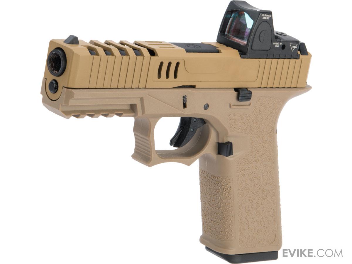 AW Custom VX7 Series Gas Blowback Airsoft Pistol (Model: X80 - Optic ...