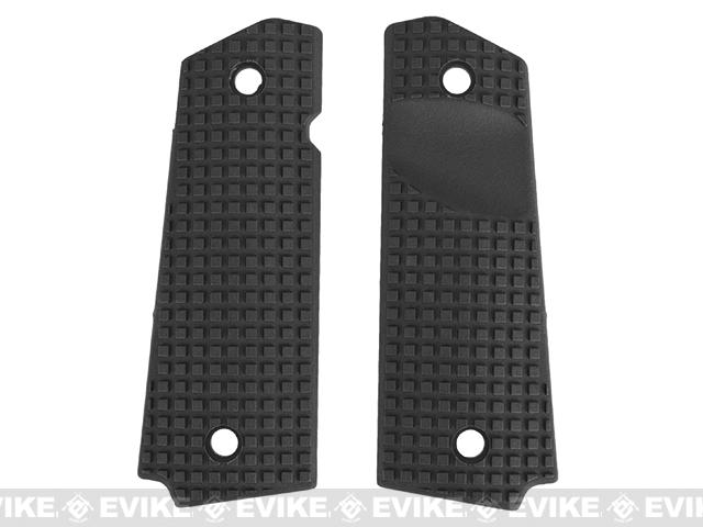 FMA Textured Ergonomic Polymer 1911 Grips - (FRAG Pattern) Black ...