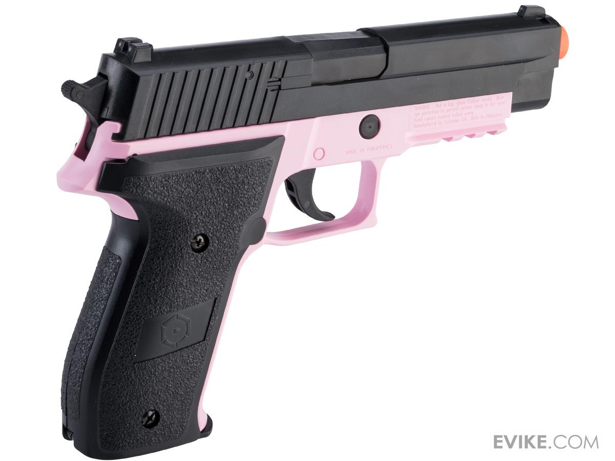 Swiss Arms Licensed 226 Spring Powered Airsoft Pistol (Color: Pink ...