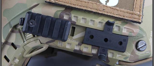 ARC / ACH / Bump Type Helmet Rail Mount Set - Tan, Tactical Gear ...