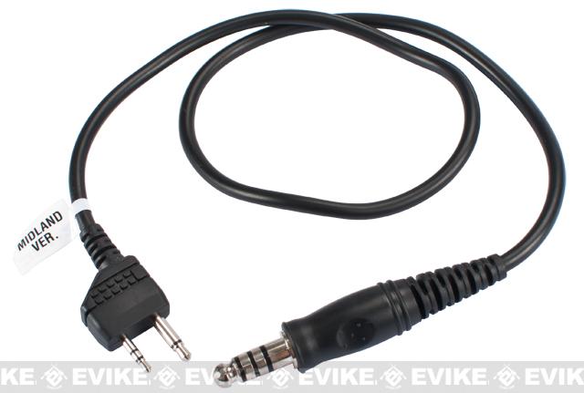 Z-Tactical Z124 Electronic PTT Wire (Connector: Midland), Tactical Gear ...