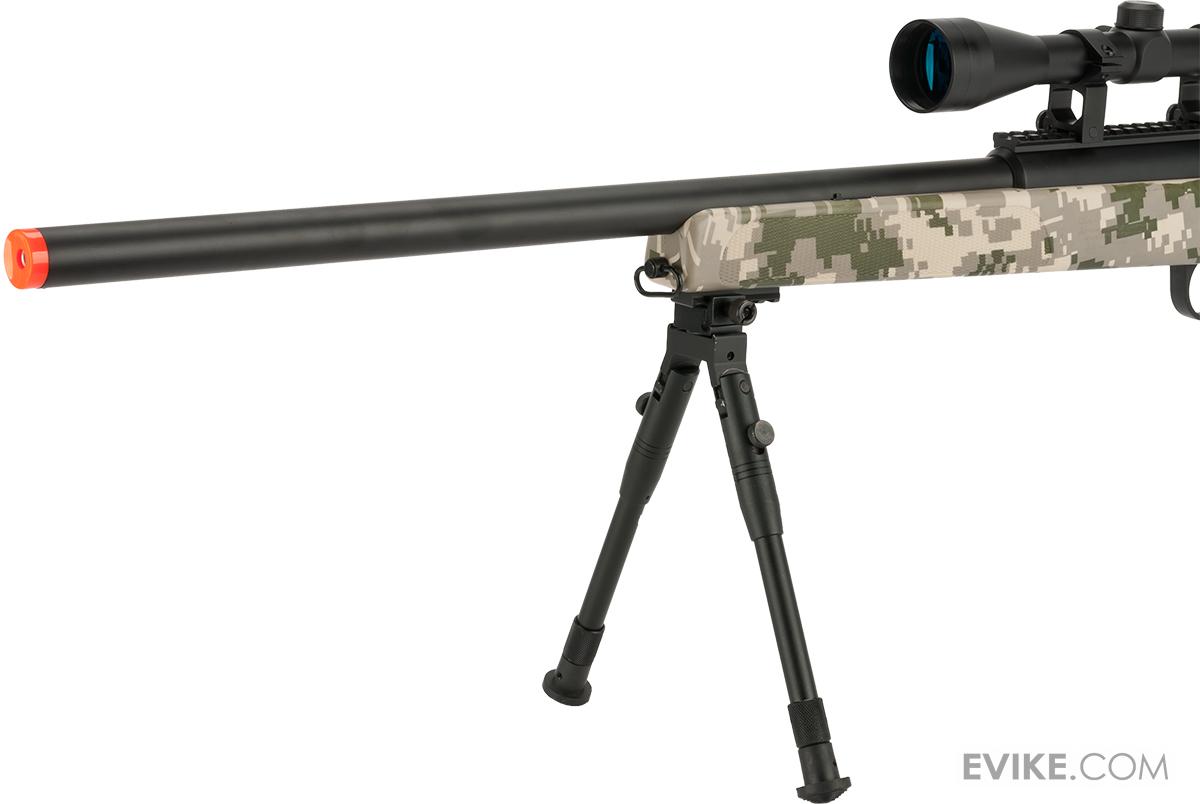 z Gen 5 UTG APS2 Airsoft Master Sniper Rifle w/ Bipod - ACU (Package ...