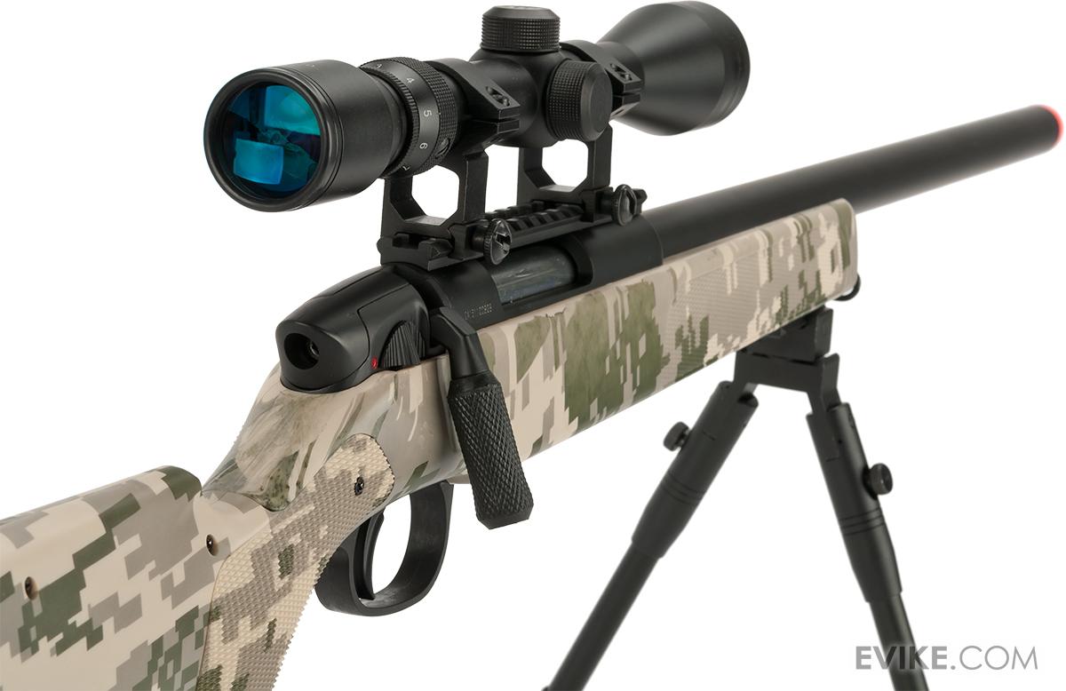 z Gen 5 UTG APS2 Airsoft Master Sniper Rifle w/ Bipod - ACU (Package ...