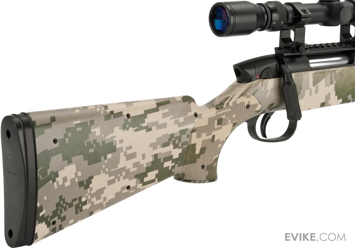 z Gen 5 UTG APS2 Airsoft Master Sniper Rifle w/ Bipod - ACU (Package ...