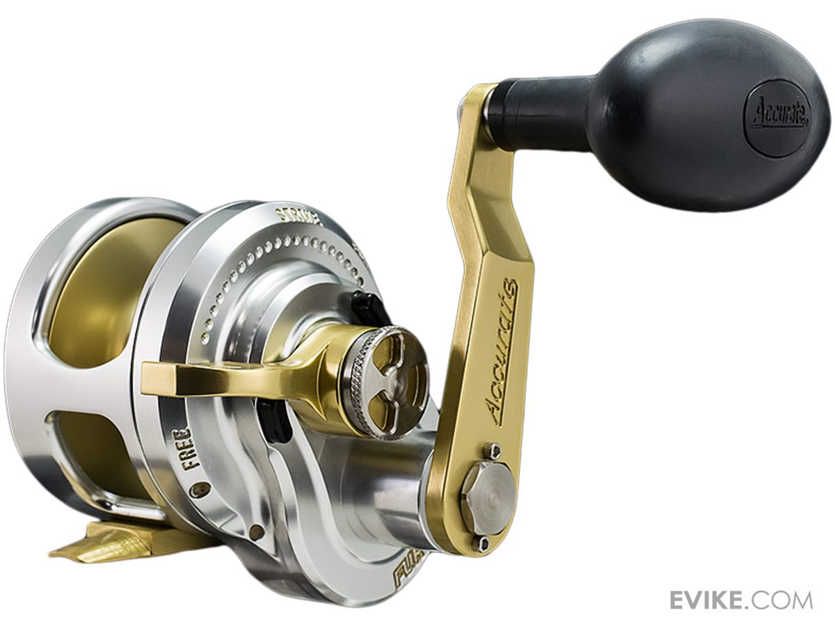 Accurate Fishing "Fury" Reel (Model: FX-500N/Single-Speed / Gold-Silver), MORE, Fishing, Reels ...