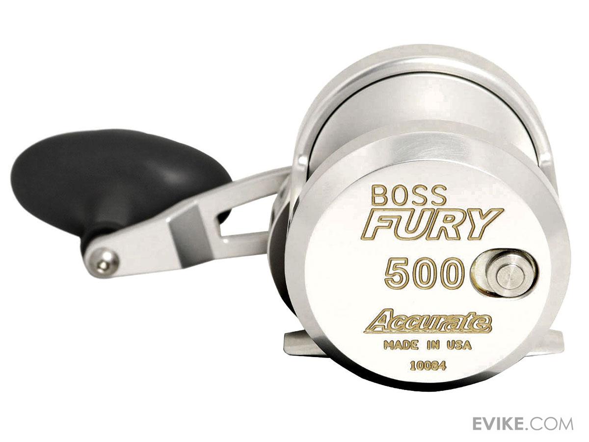Accurate Fishing "Fury" Reel (Model: FX-600X-S/Single-Speed / Silver), MORE, Fishing, Reels ...