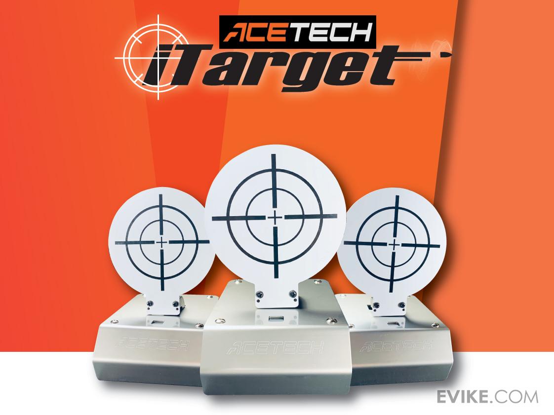 ACETECH iTarget Interactive Target Shooting System w/ LED Scoreboard ...