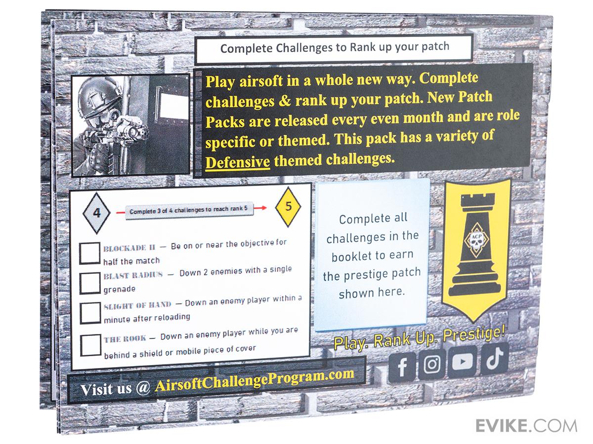 Airsoft Challenge Program Season 1 Patch Pack (Model: "The Rook ...