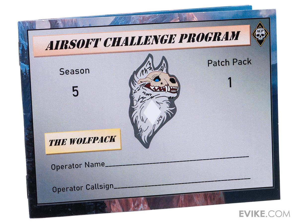 Airsoft Challenge Program Season 5 Patch Pack (Model: "The Wolfpack" Teamwork), Tactical Gear ...