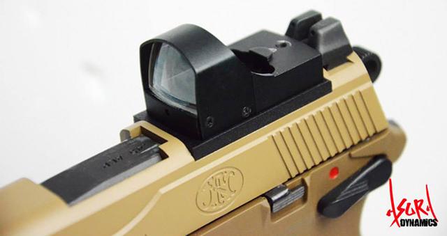 Asura Dynamics RMR Micro Red Dot Mount for Cybergun FNX-45 Airsoft GBB ...