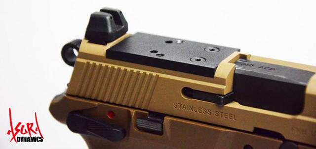 Asura Dynamics RMR Micro Red Dot Mount for Cybergun FNX-45 Airsoft GBB ...