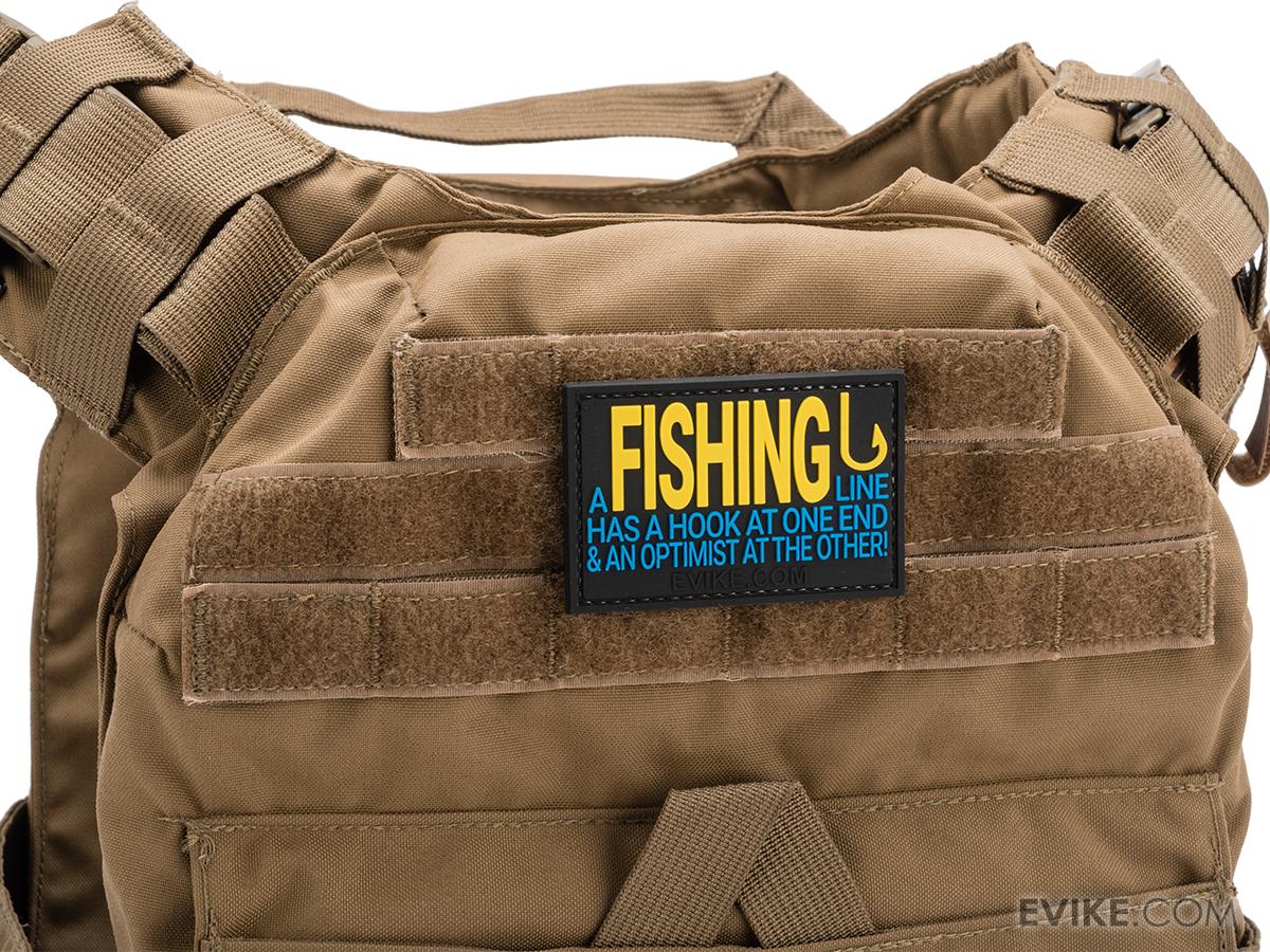 Evike.com "A Fishing Line Has A Hook At One End..." PVC Morale Patch ...