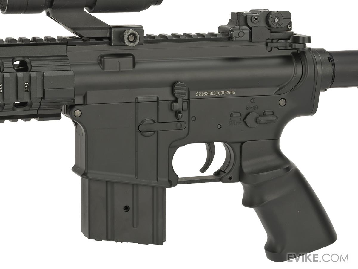 Golden Eagle Stubby M4 Airsoft AEG w/ Crane Stock (Package: Black - Gun ...