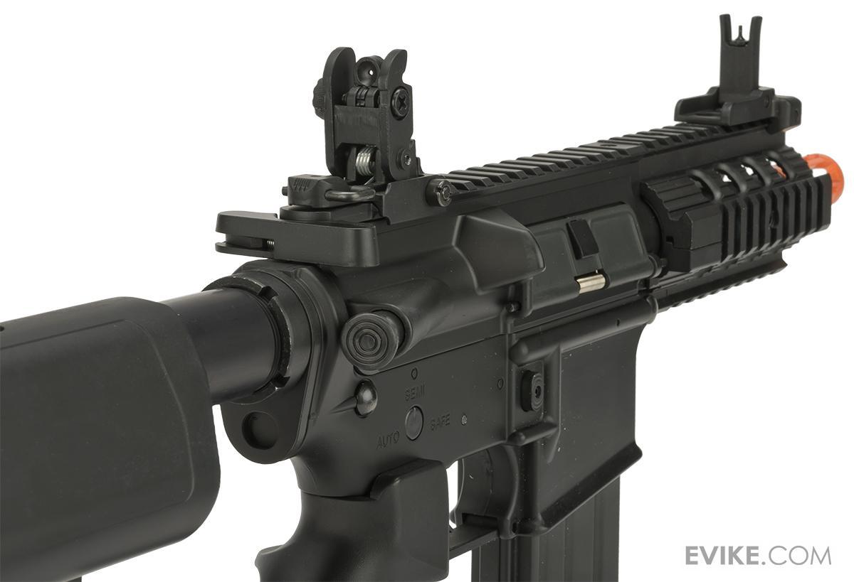 Golden Eagle Stubby M4 Airsoft AEG w/ Crane Stock (Package: Black - Gun ...