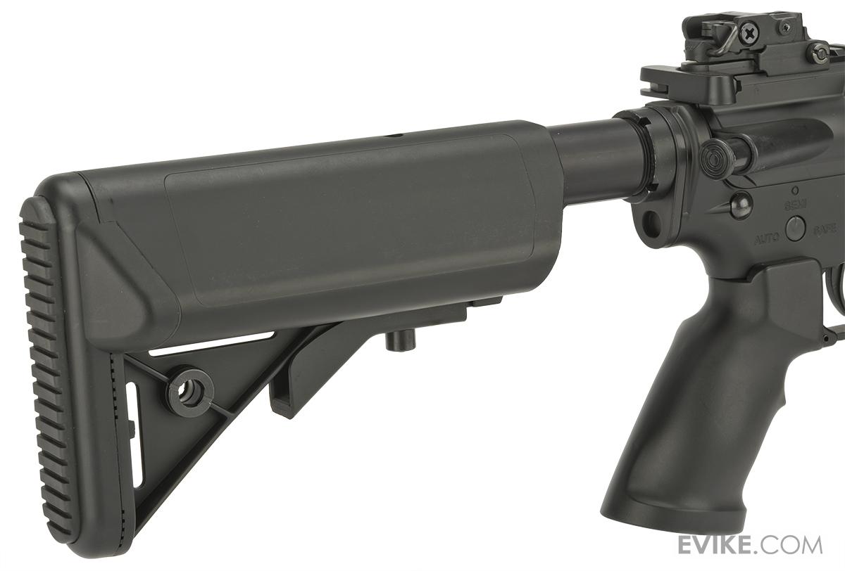 Golden Eagle Stubby M4 Airsoft AEG w/ Crane Stock (Package: Black - Gun ...