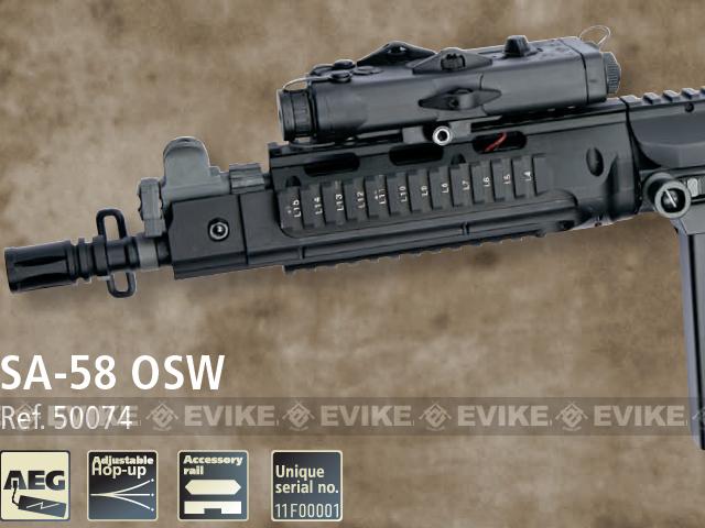 DSA Inc. Licensed SA-58 OSW Full Metal Airsoft AEG Rifle by ASG ...