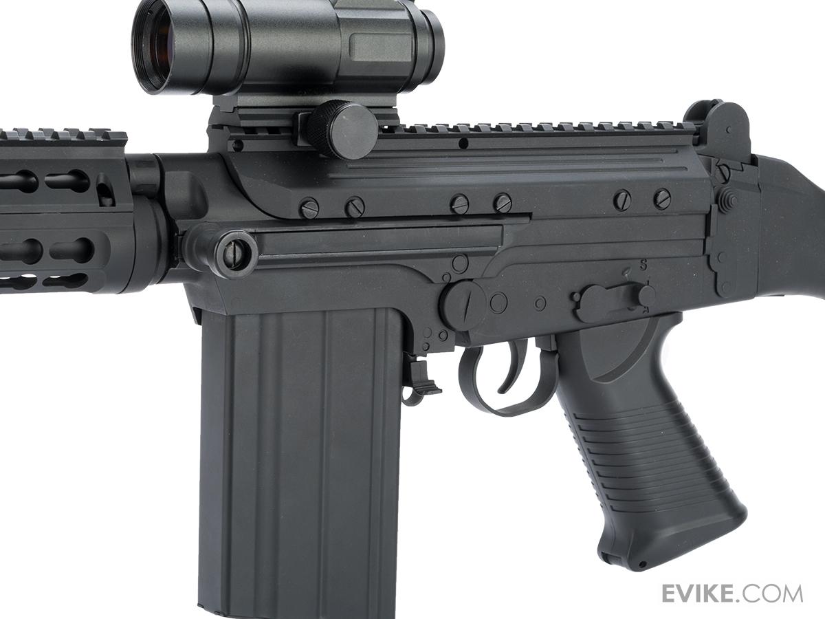 6mmProShop Full Metal FAL Carbine Airsoft AEG with Keymod Handguard ...
