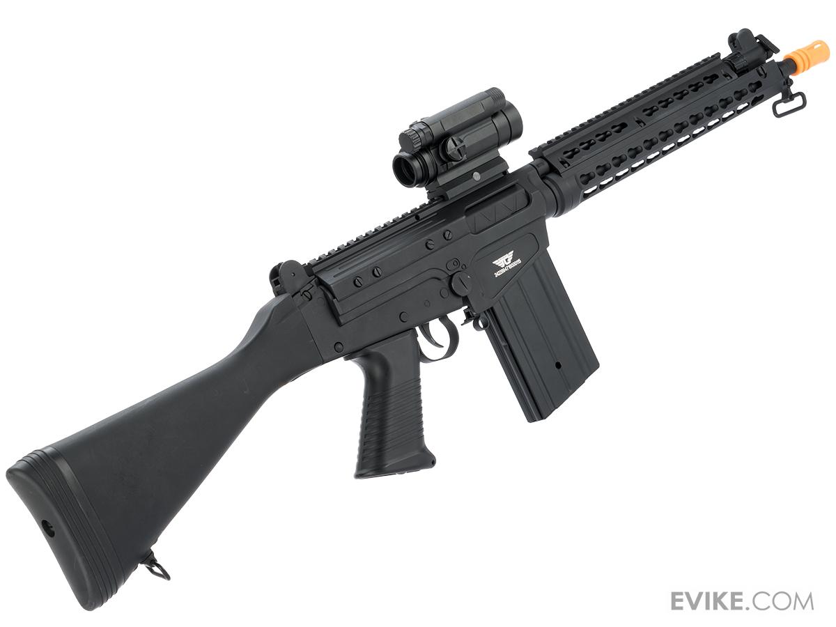 6mmProShop Full Metal FAL Carbine Airsoft AEG with Keymod Handguard ...