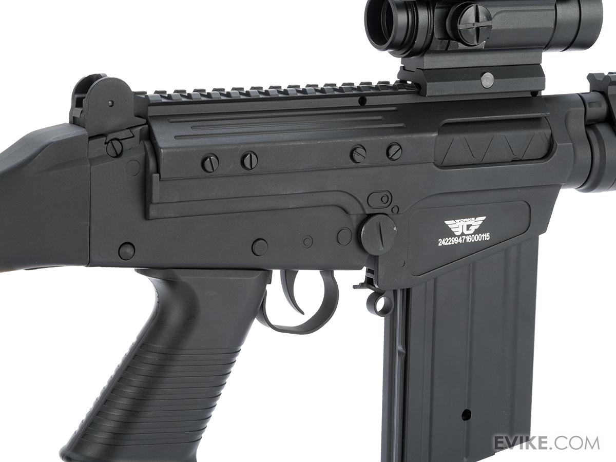 6mmProShop Full Metal FAL Carbine Airsoft AEG with Keymod Handguard ...
