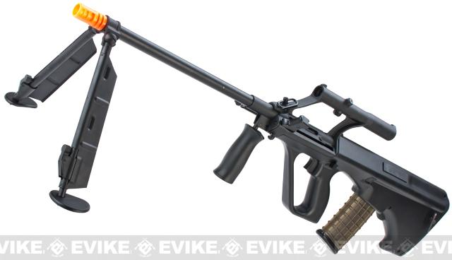 z Evike.com Custom AUG Alpha-H Sniper Airsoft AEG Rifle w/ Integrated ...