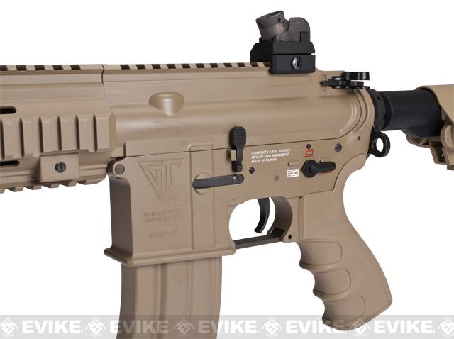 G&G Top Tech Full Metal Blowback T4-18 SBR Airsoft AEG Rifle (Package ...