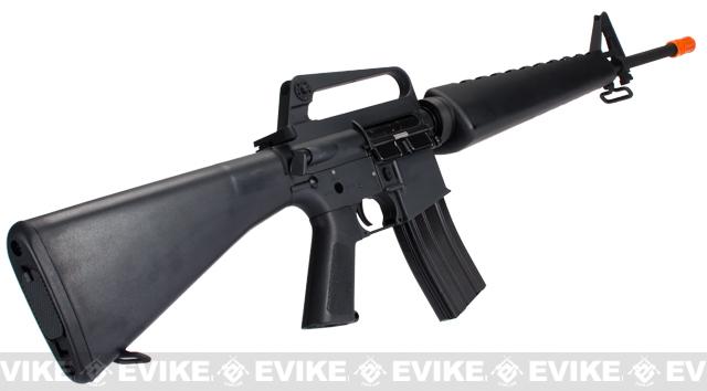 Cybergun Colt Licensed M16A1 Vietnam Airsoft AEG Rifle (Package: Gun ...
