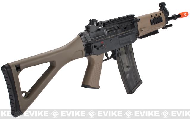 z ICS Full Metal SIG 552 Long Barrel Airsoft AEG Rifle - Dark Earth ...