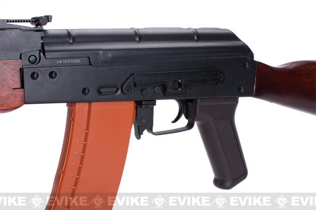 APS Full Metal AK74 Full Stock Electric Blowback Airsoft AEG Rifle w/ Real Wood Furniture ...