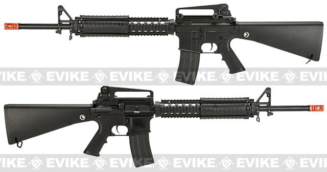 Full Size JG M16 w/ Full Length RIS Hand Guard (Package: Black ...