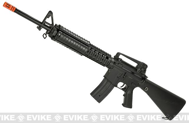 Full Size JG M16 w/ Full Length RIS Hand Guard (Package: Black ...