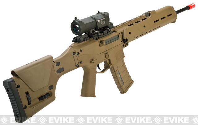 A&K Adaptive Combat Rifle Airsoft AEG Rifle (Color: Dark Earth / DMR ...
