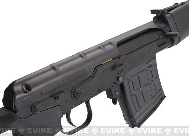 King Arms SVD Dragonov Airsoft AEG Electric Sniper Rifle w/ LiPo Ready ...