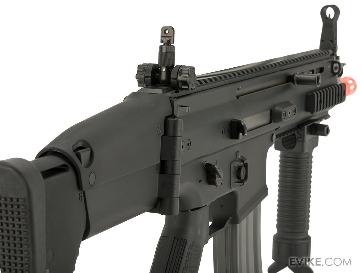 FN Herstal Licensed Full Metal SCAR CQB Airsoft AEG Rifle by G&G (Package: Black / Gun Only ...