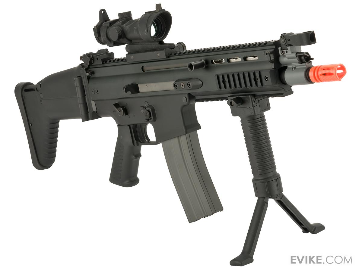 FN Herstal Licensed Full Metal SCAR CQB Airsoft AEG Rifle by G&G (Package: Black / Gun Only ...