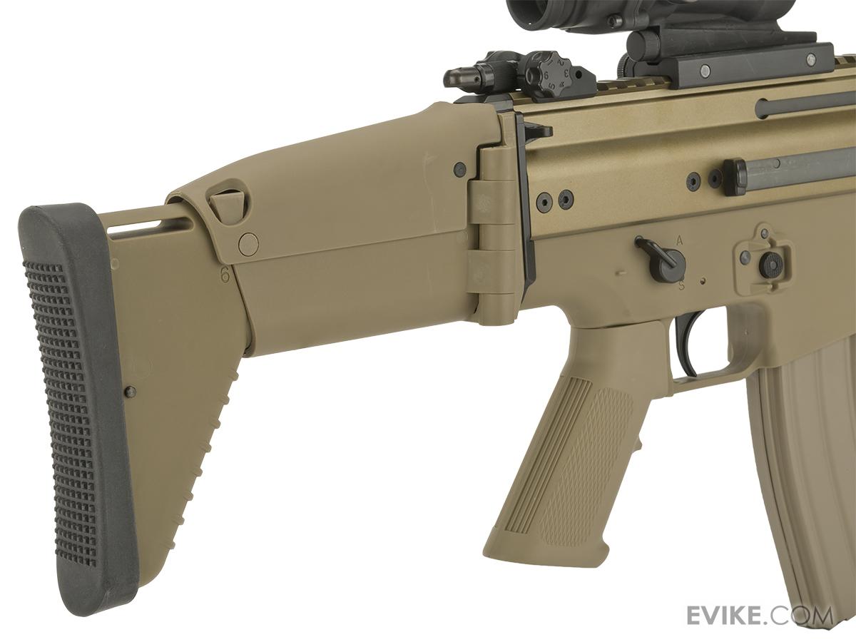 FN Herstal Licensed Full Metal SCAR CQB Airsoft AEG Rifle by G&G ...
