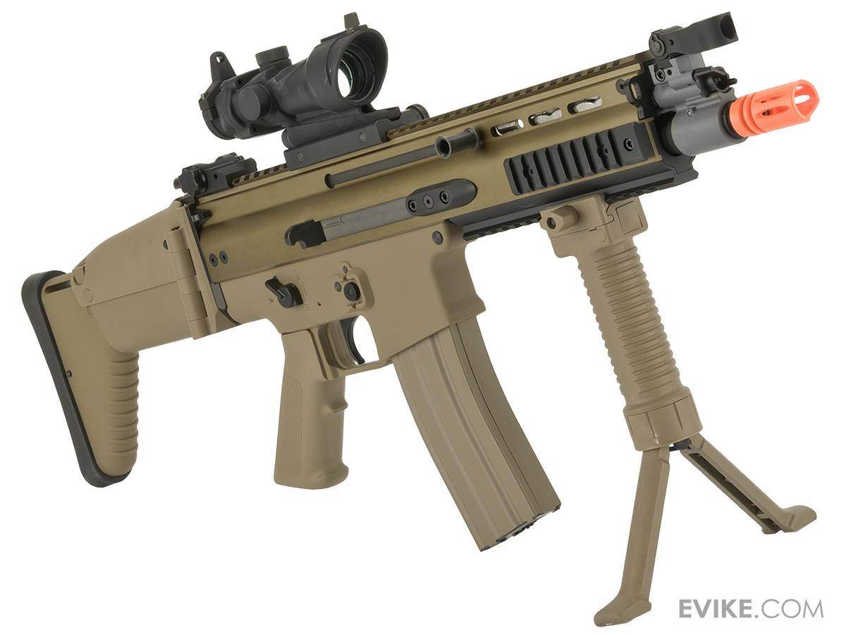 FN Herstal Licensed Full Metal SCAR CQB Airsoft AEG Rifle by G&G (Package: Tan / Gun Only ...