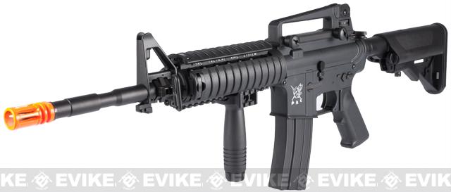 SRC SR-16 M4 RIS Carbine Airsoft AEG Rifle(Color: Black), Airsoft Guns, Airsoft Electric Rifles ...