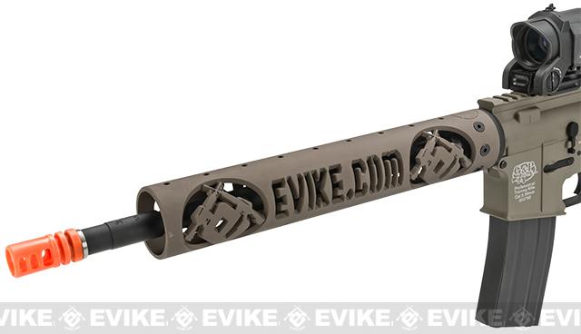 Evike Custom Class I G&P M4 Airsoft AEG Rifle - Unique-AR 12" (Package: Add Battery + Charger ...