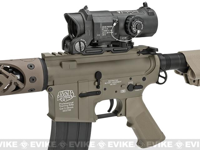 Evike Custom Class I G&P M4 Airsoft AEG Rifle - Unique-AR 12" (Package: Add Battery + Charger ...