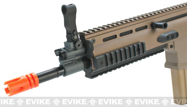 Cybergun FN Herstal Licensed Full Metal SCAR Heavy Airsoft AEG Rifle by ...