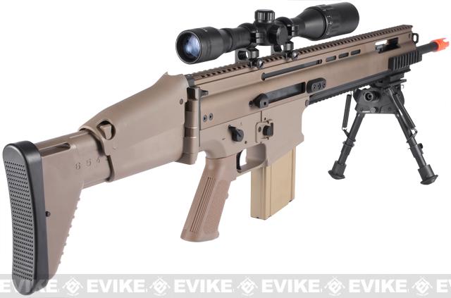 FN Herstal SCAR MK17 SSR Full Metal Airsoft AEG Rifle by VFC - Dark ...