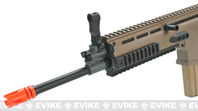 Cybergun FN Herstal Licensed Full Metal SCAR Heavy Airsoft AEG Rifle by ...