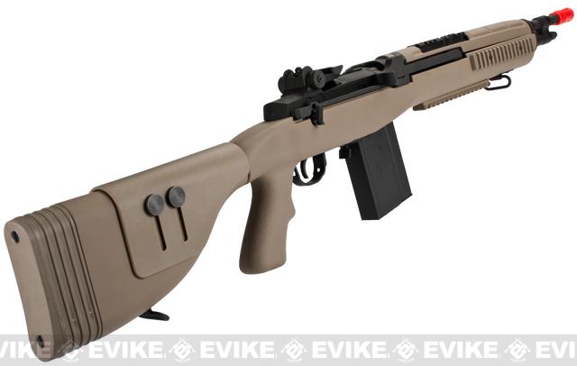 G&P M14 DMR Recon Airsoft AEG Sniper Rifle (Package: Dark Earth / Gun ...