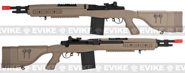 G&P M14 DMR Recon Airsoft AEG Sniper Rifle (Package: Dark Earth / Gun ...
