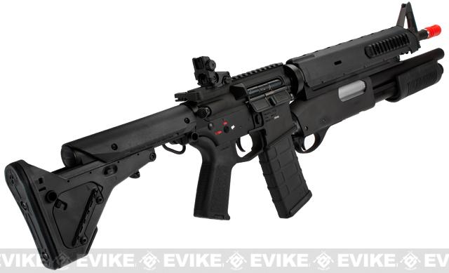 z G&P Magpul Battle Rifle Airsoft AEG w/ Masterkey Shotgun - Black ...