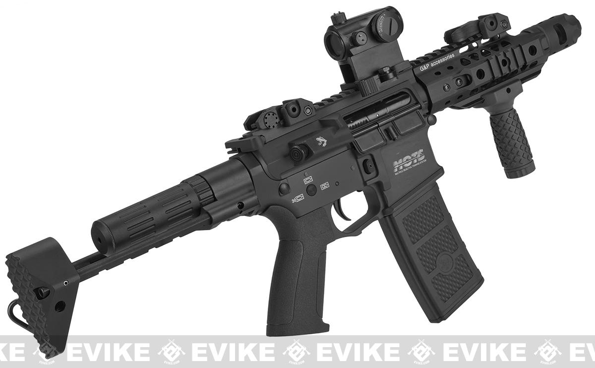 G&P MOTS M4 PDW Compact Airsoft AEG (Package: Black / Gun Only) | Evike.com