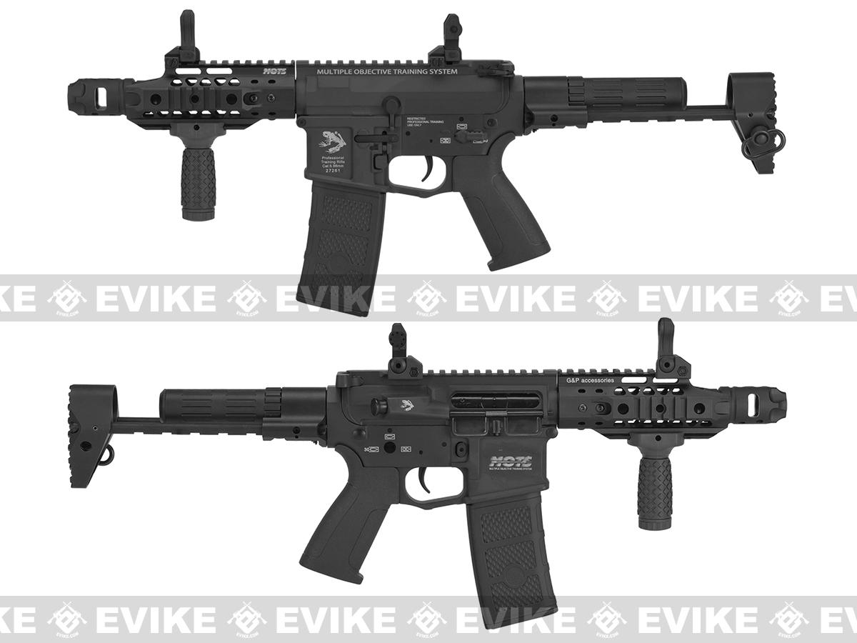 G&P MOTS M4 PDW Compact Airsoft AEG (Package: Black / Gun Only) | Evike.com