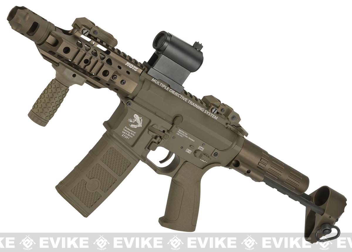 G&P MOTS M4 PDW Compact Airsoft AEG (Package: Dark Earth / Gun Only ...